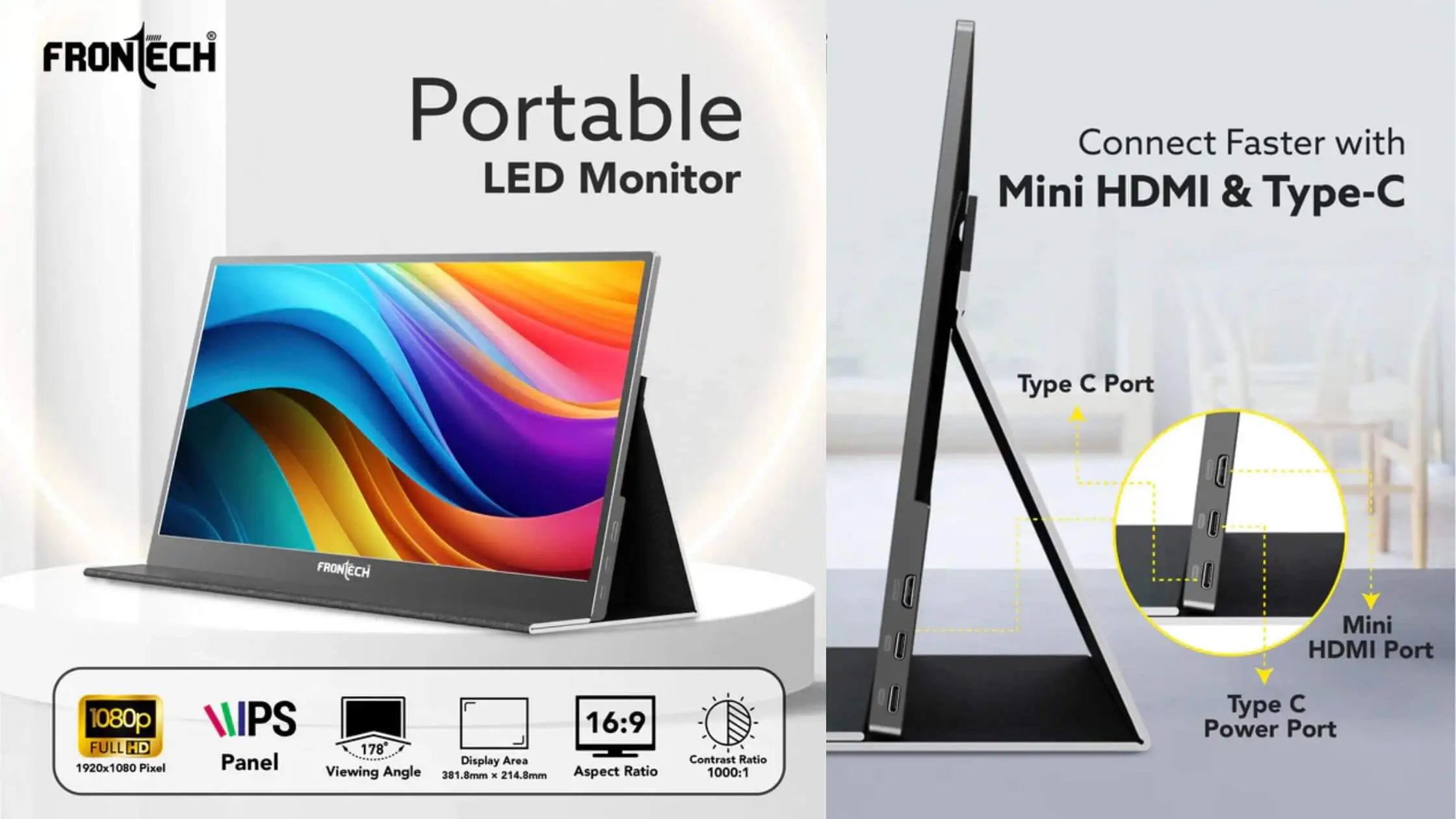 Portable Monitor for Laptop in India, Buying Guide | Frontech ...