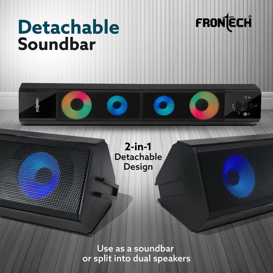 Frontech 2.0 Channel Multimedia Speaker | 12W | USB Powered | AUX/USB ...
