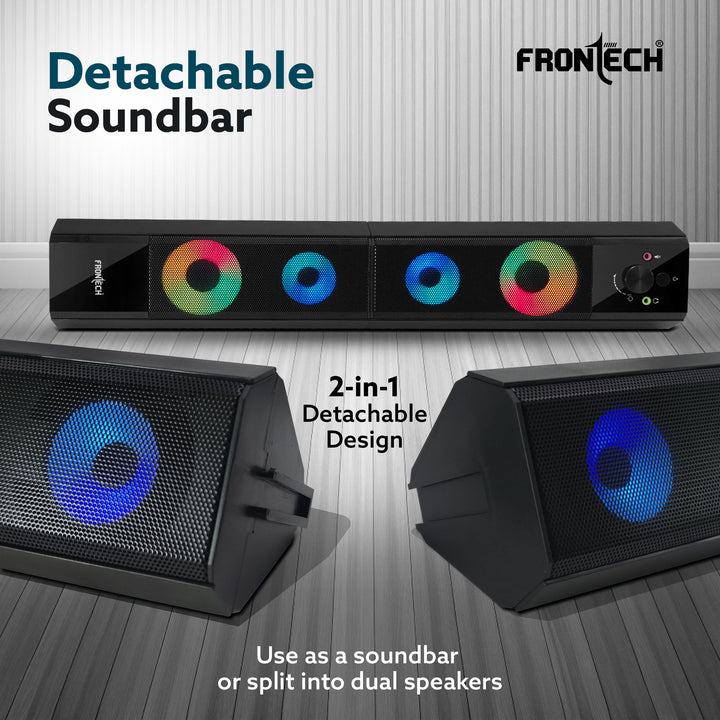 Frontech 2.0 Channel Multimedia Speaker | 12W | USB Powered | AUX/USB ...