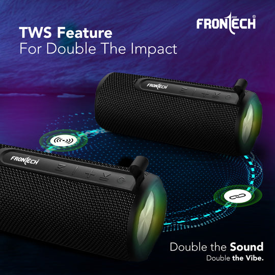 Frontech 18W Bluetooth Speaker RGB TWS IPX3 – Frontech Online