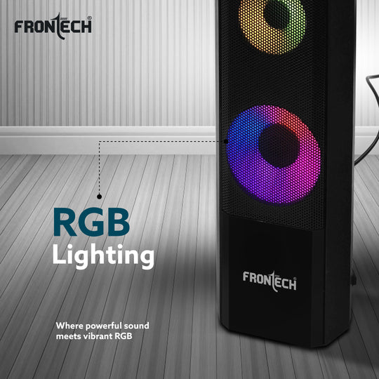 Frontech 2.0 Channel Multimedia Speaker | 12W | USB Powered | AUX/USB ...